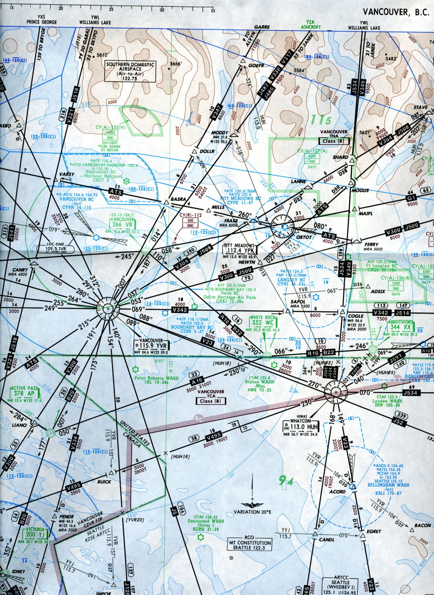 RR-CPAIR-CYVR Terminal area map – simFlight