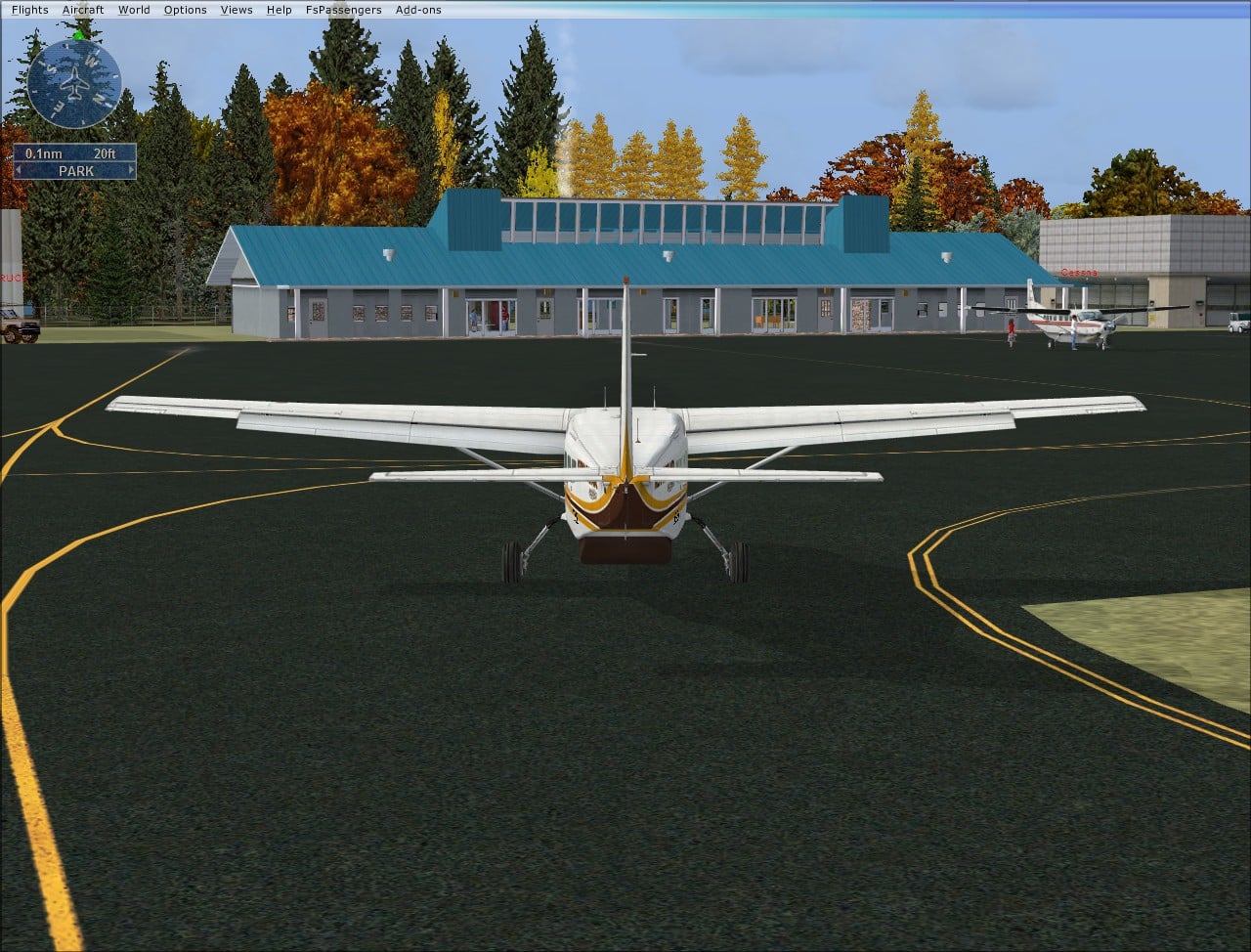 SSA-lodge at CYZP one of the hilights – simFlight