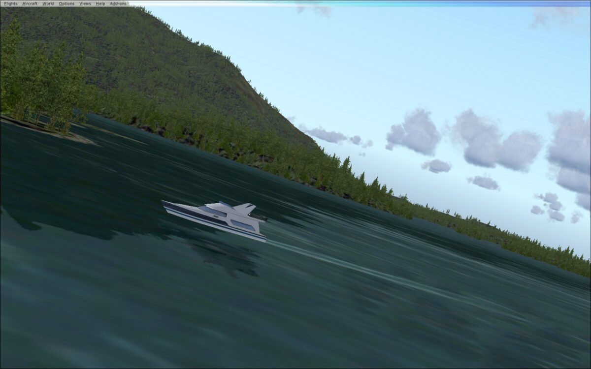 Figure 27 Speedboat – simFlight
