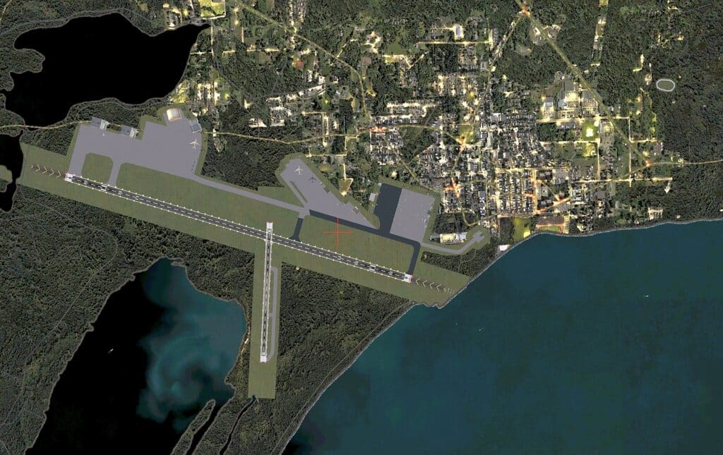 Figure 28 CYJT VFR SFX TOP DOWN – simFlight