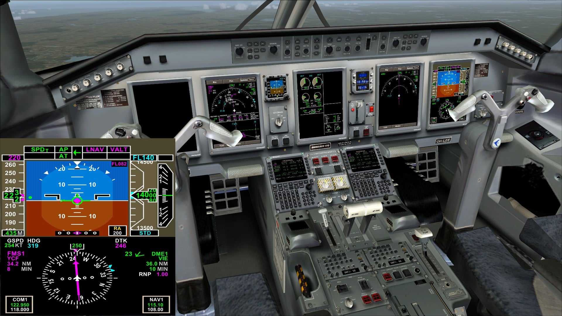 3D panel Ejet 4 – simFlight