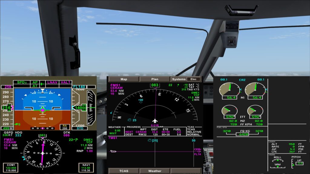 3D panel Ejet 9 – simFlight