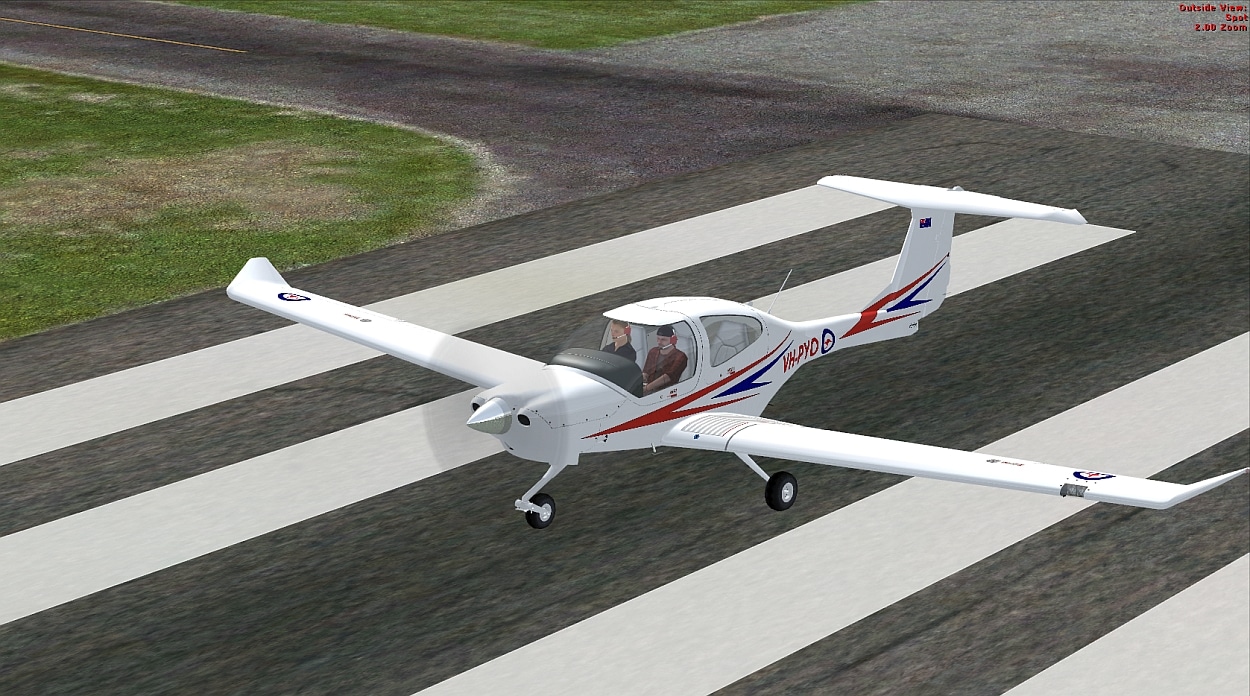 Figure 15 IRIS DA40 VH-PYO 2 blade prop NO speed faring GREY upholstery ...