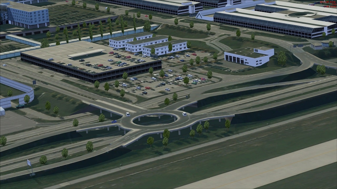 Roundabout-overpass – simFlight