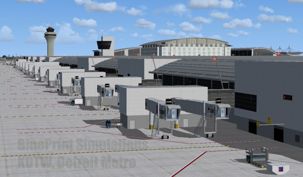 BluePrint – KDTW Detroit Metropolitan – simFlight