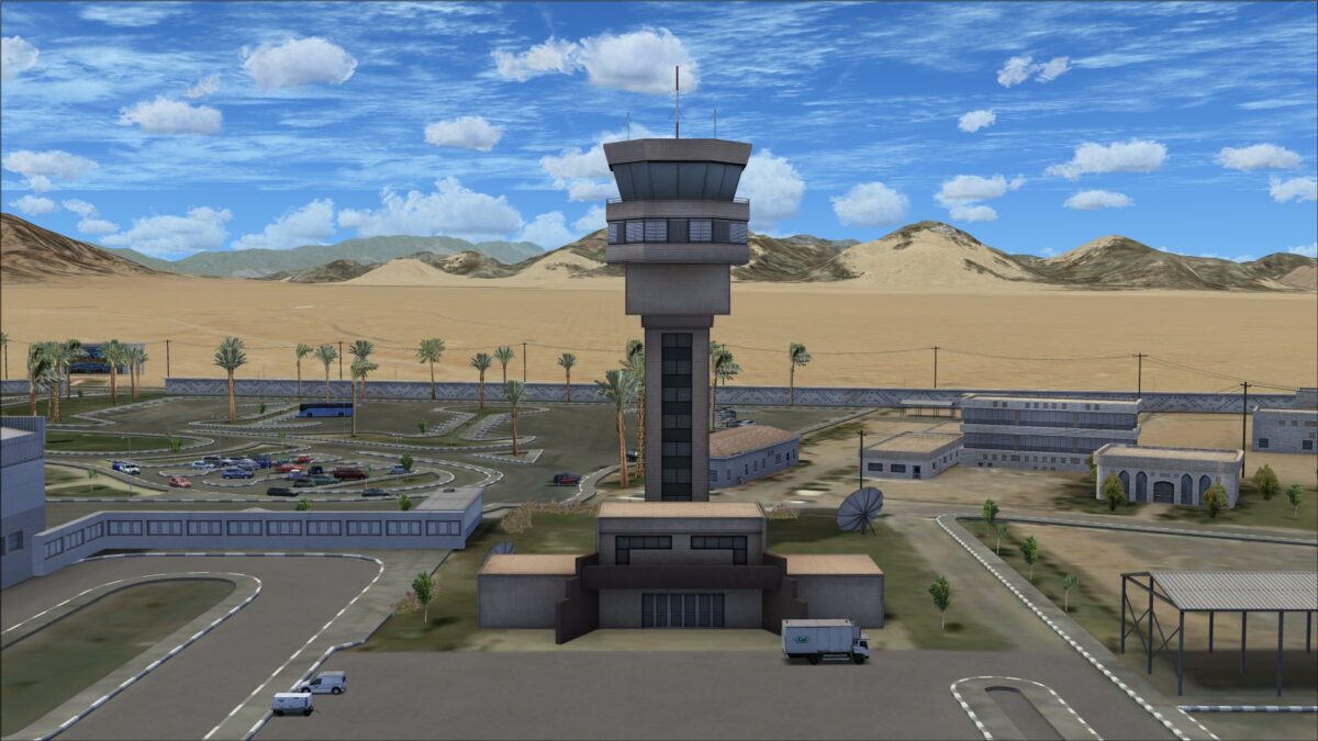 Apron side view of tower – simFlight