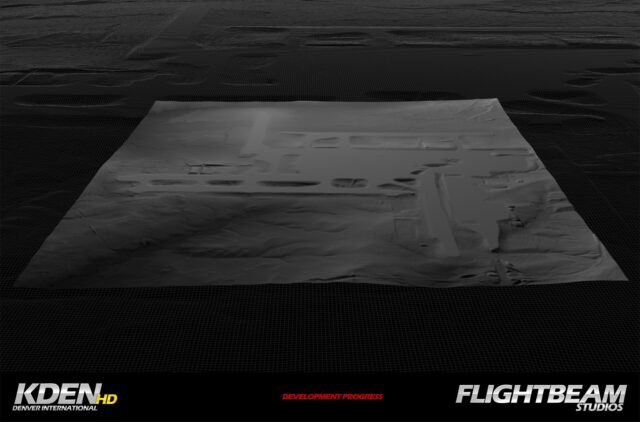 FlightBeam Studios KDEN terrain modelling – simFlight
