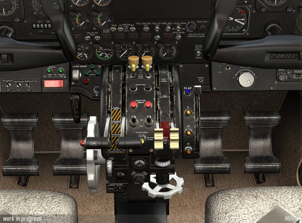 Milviz WIP on the MU-2 – simFlight