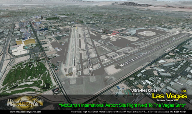 MegaScenery Earth – Ultra-Res City Las Vegas – simFlight