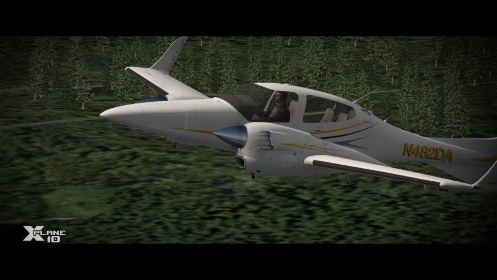 Alabeo – DA42 Twin Star X-Plane 10 – simFlight