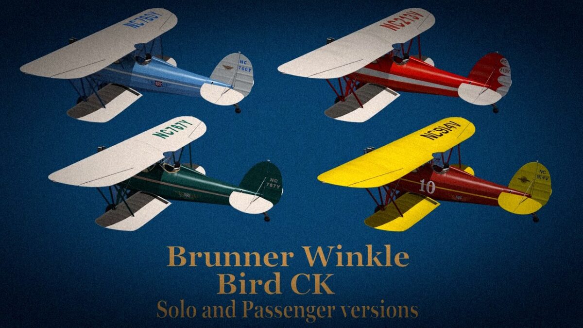 Golden Age – Brunner Winkle Bird FSX P3D – simFlight