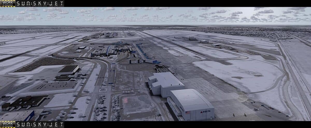 Sun Sky Jet – Detroit KDTW Preview – simFlight