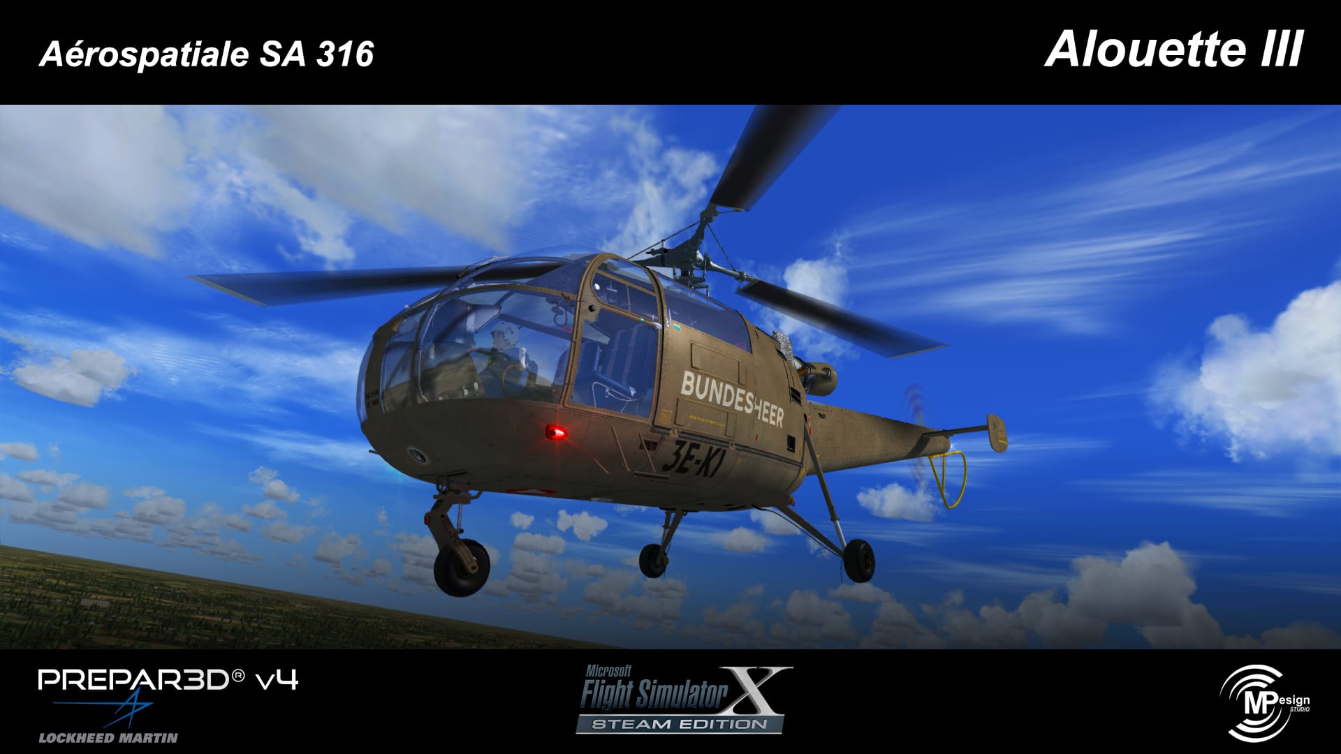 MP Design Studio – Aerospatiale SA316 Alouette III FSX P3D – simFlight
