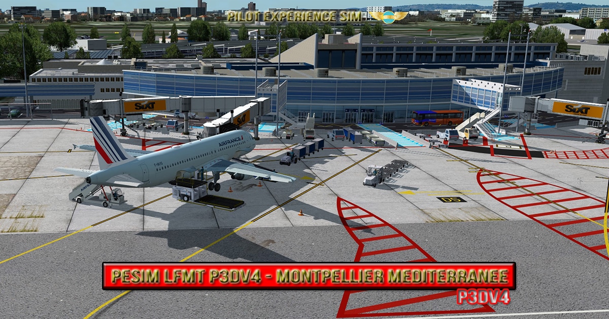 Pilot Experience Sim – Montpellier LFMT P3DV4 – simFlight