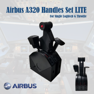 Cockpit PHD – Airbus A320 Handles Set Single Arm Dual Version – simFlight