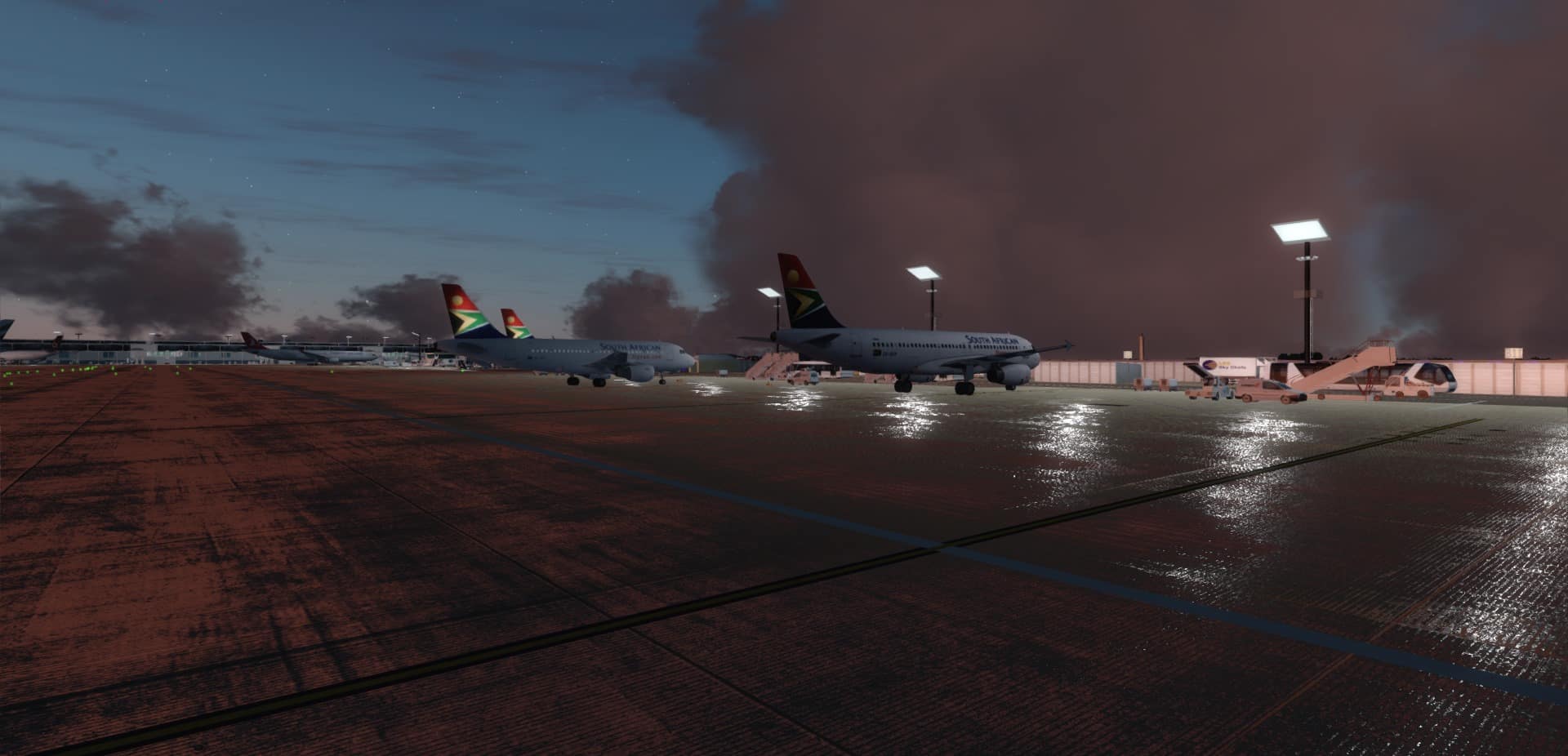 South World Scenery – FAOR OR Tambo tests with PBR Preview – simFlight