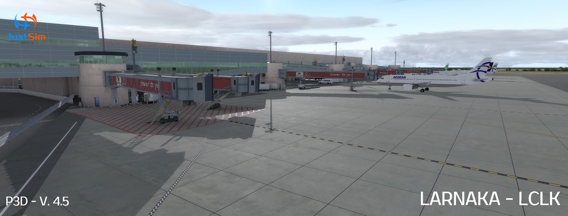 JustSim – Larnaca Intl V2 – LCLK – P3D V4.4+ – simFlight