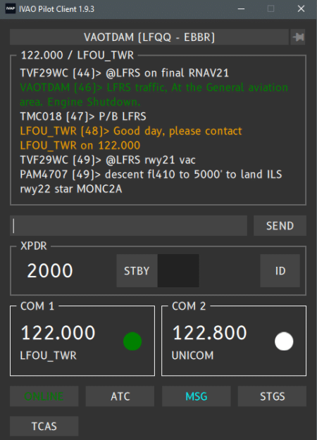 IVAO Future Software – simFlight