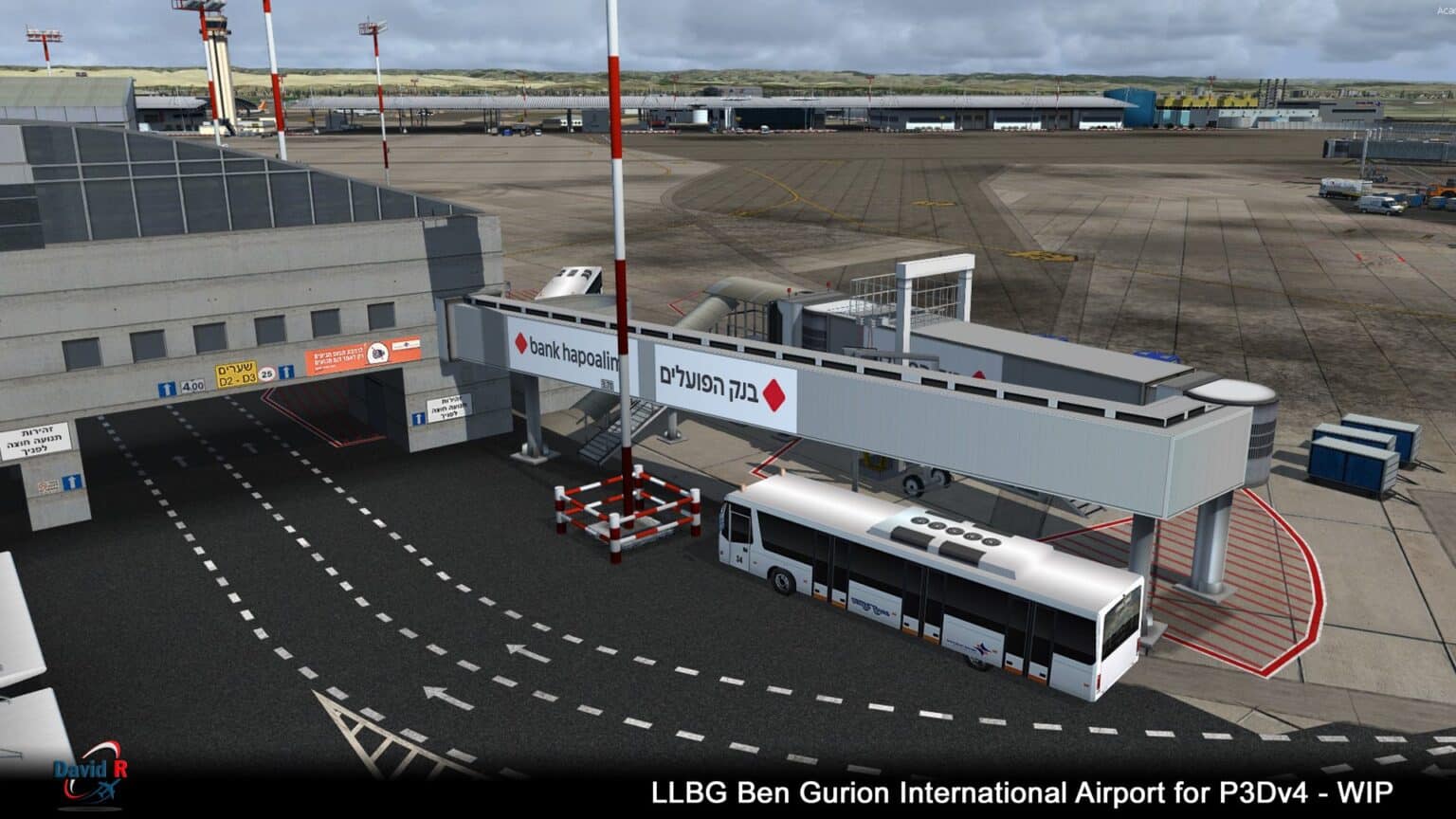 David Rosenfeld – LLBG Ben Gurion T3 Preview – simFlight