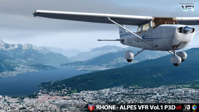France VFR – Rhône-Alpes VFR Vol.1 3D Automation – simFlight