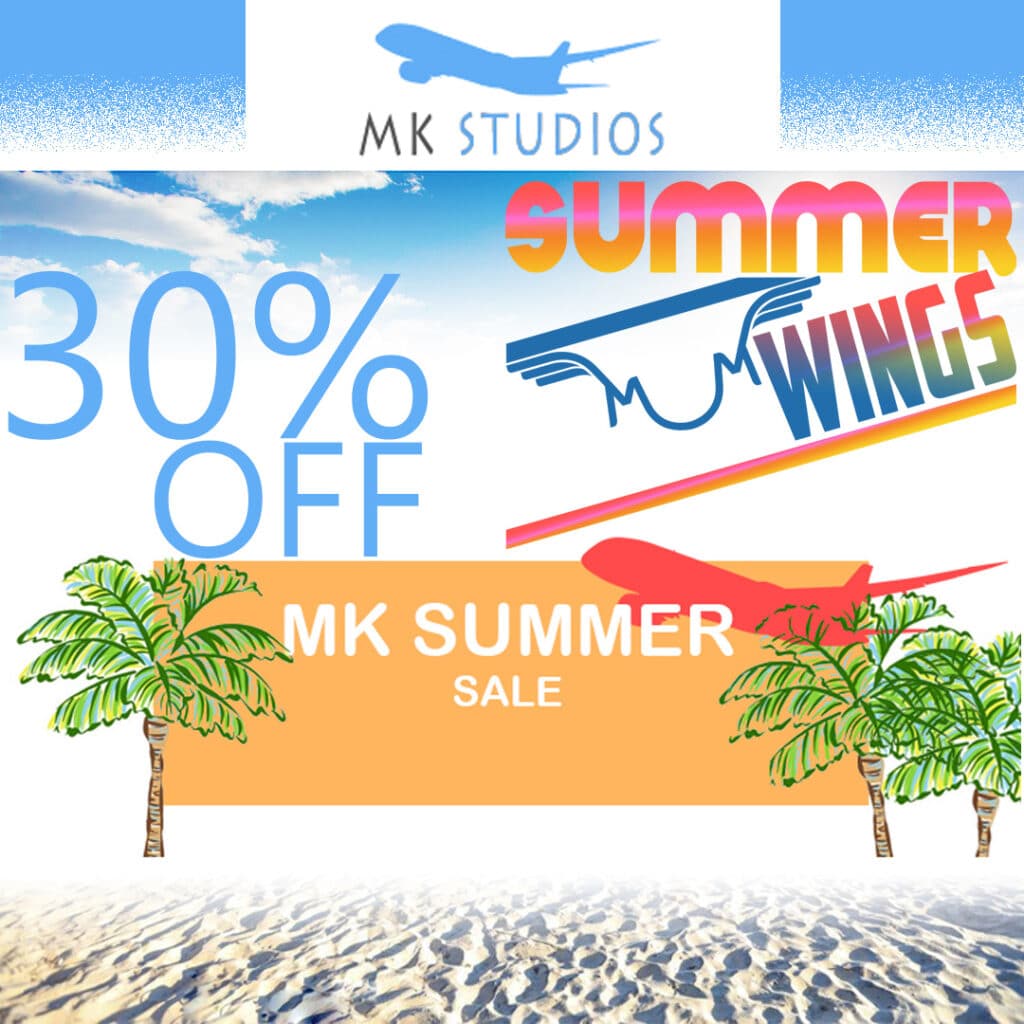 MK-Studios – Summer Wings Sale 30% OFF – simFlight