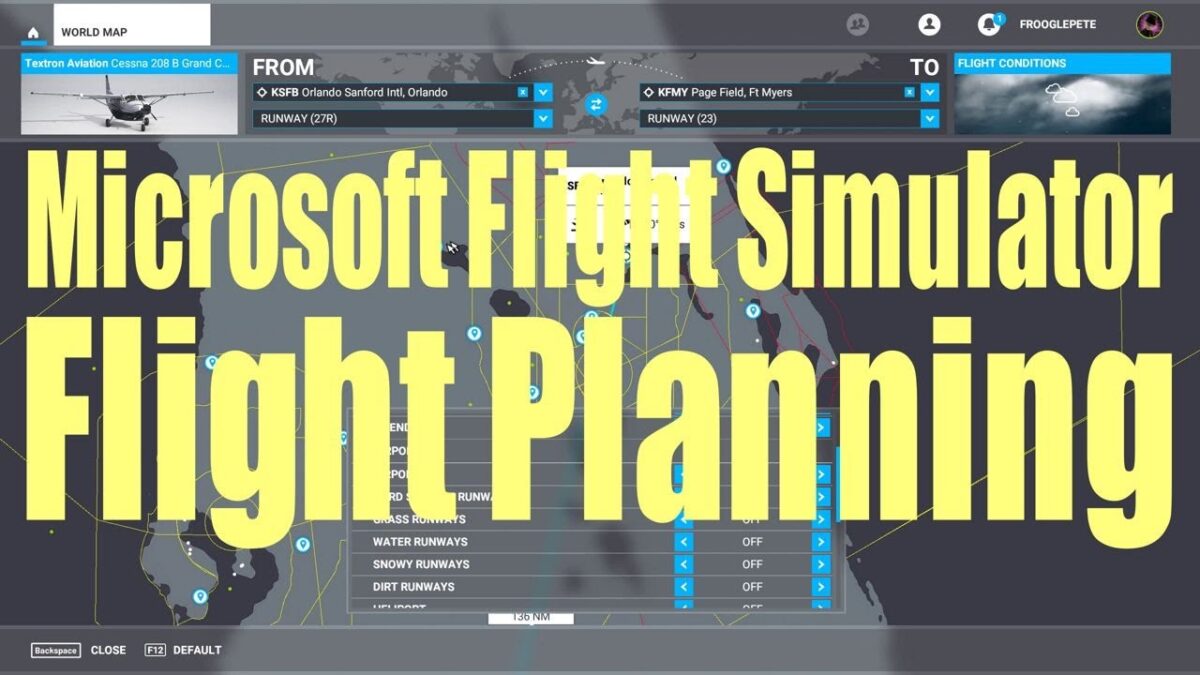 MSFS – Flight Planning Preview Video – simFlight