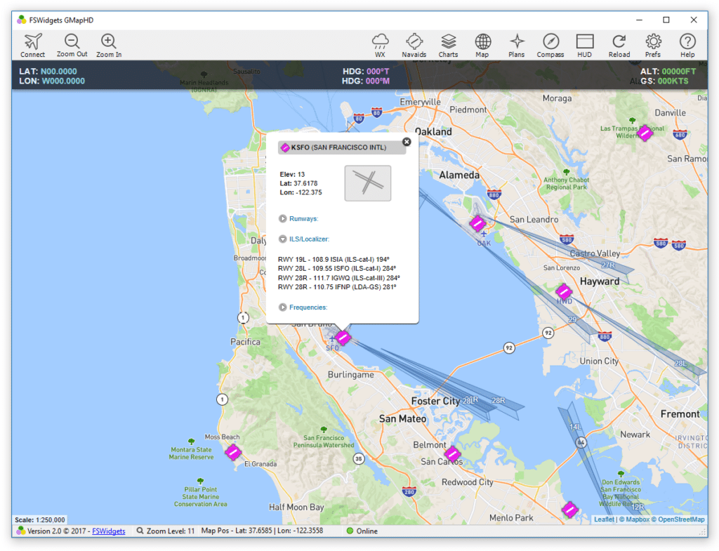 FSWidgets – GMapHD For Windows – simFlight