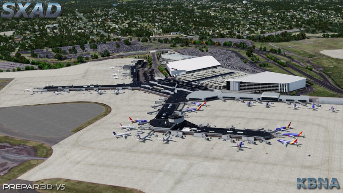 SXairportdesign – KBNA Nashville P3D5 – simFlight