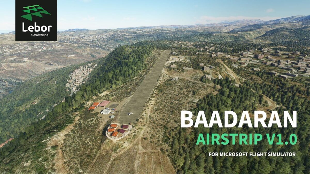 Freeware MSFS : LeBor Simulations – Baadaran Airstrip Lebanon – simFlight