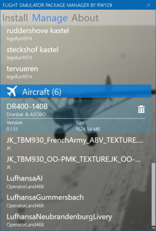 Freeware : Package Manager MSFS – simFlight