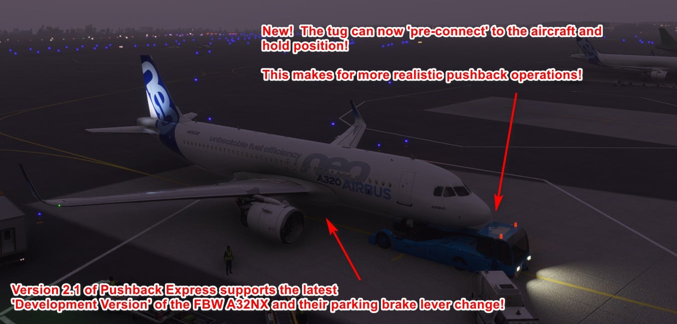 FS2Crew – Pushback Express MSFS Update V2.1 – simFlight