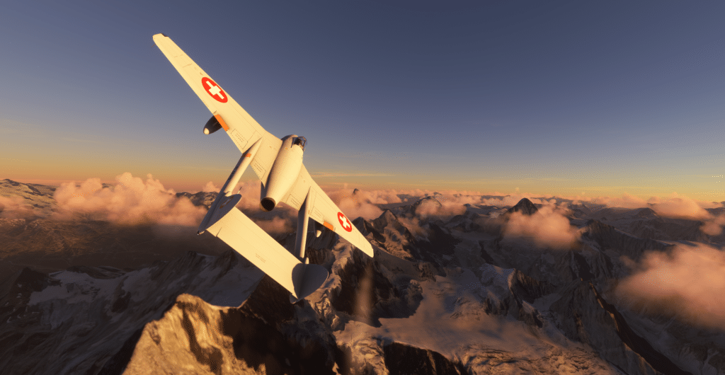 SwissMilSim – De Havilland Vampire DH-100 MSFS – simFlight