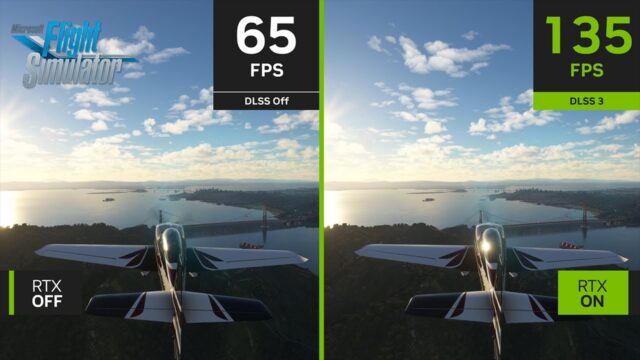 Nvidia DLSS 3 Performance in MSFS with RTX 4090 / RTX 4080 Reveal – First Look Video – simFlight
