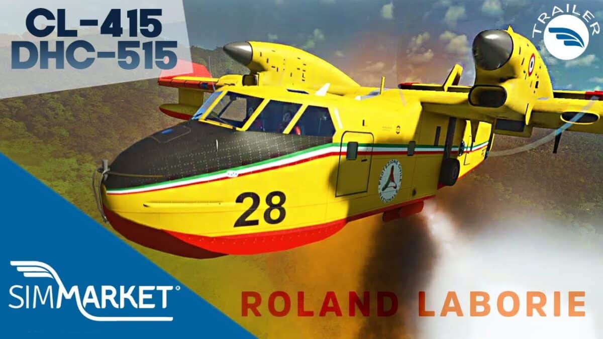 Trailer 4K of Firefighters CL-415 and DHC-515 in MSFS by simMarket R.Laborie – simFlight