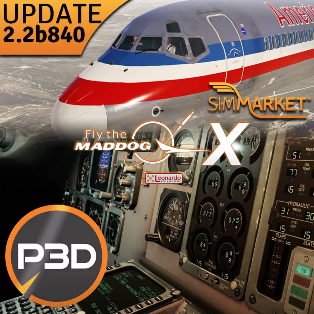 Fly The Maddog MSFS and P3D – New Update for GSX Pro and Simbrief – simFlight