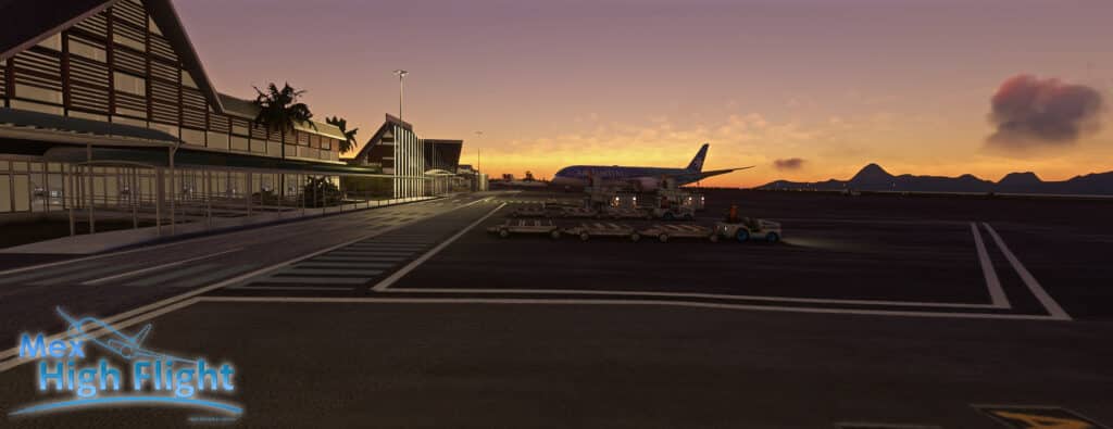 Mex High Flight – NTAA Tahiti Faa’a International MSFS – simFlight