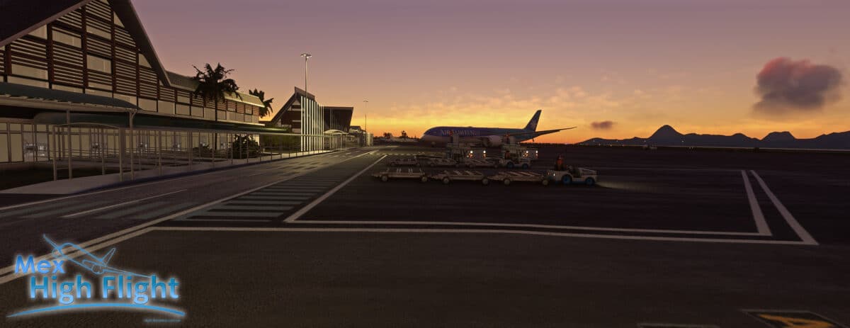 Mex High Flight – NTAA Tahiti Faa’a International MSFS – simFlight