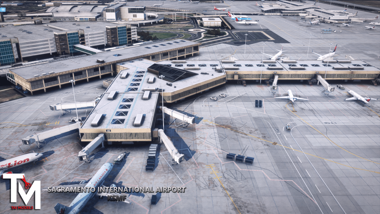 TaiModels – Sacramento Intl Airport KSMF XP11/12 – simFlight