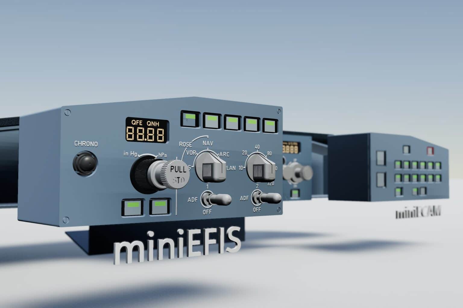 miniFCU – Demo Video With ToLiss A340 XP and miniEFIS Preview – simFlight