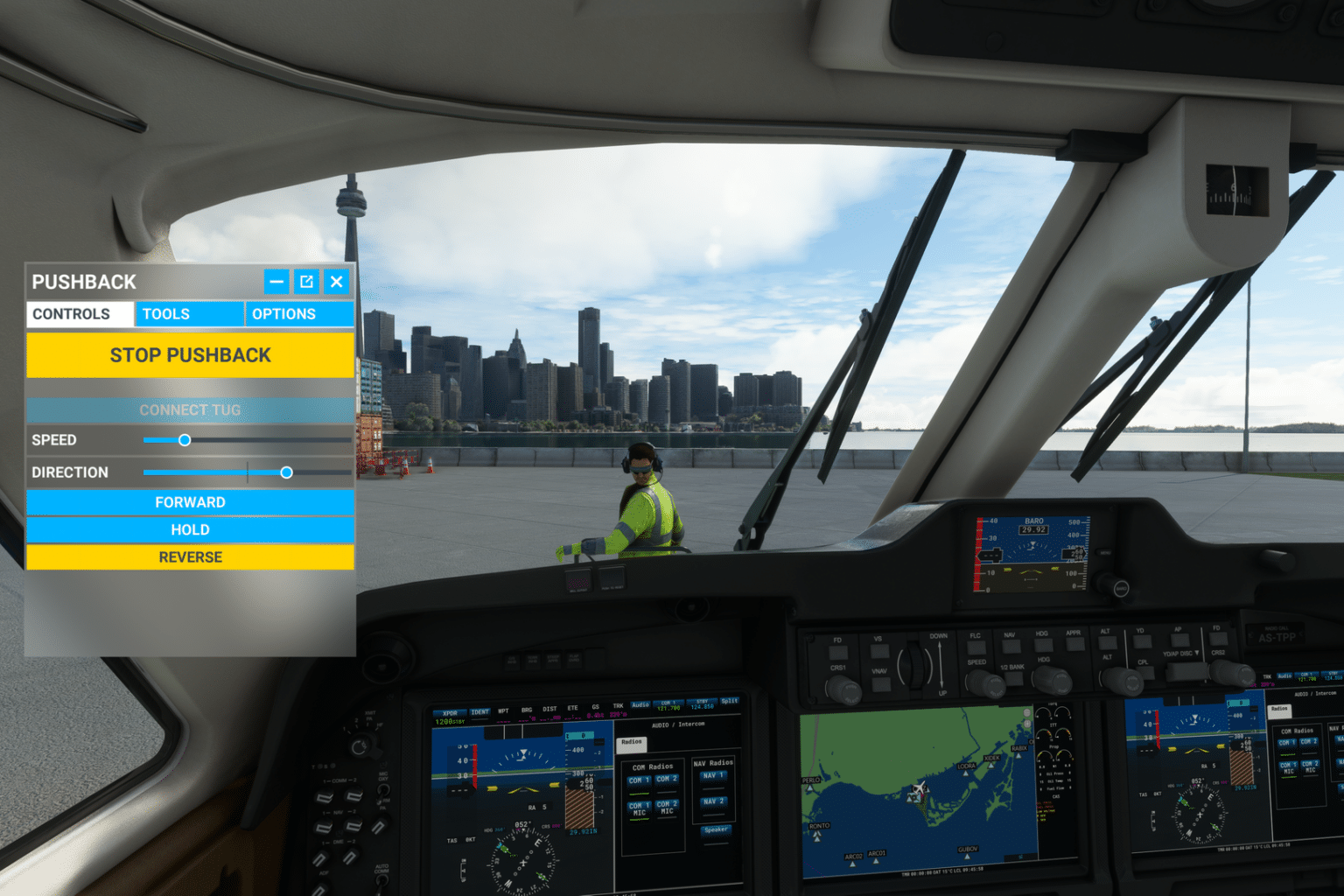 Aerosoft Tools – Preview Toolbar Pushback Pro – simFlight
