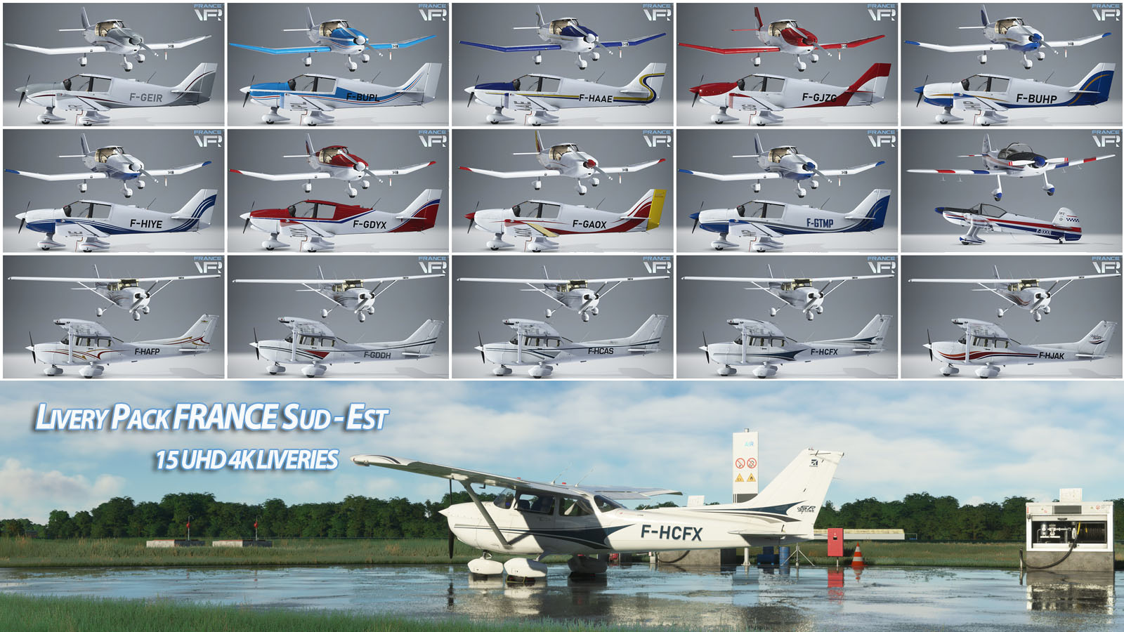 FranceVFR – South-East VFR Airports MSFS – simFlight