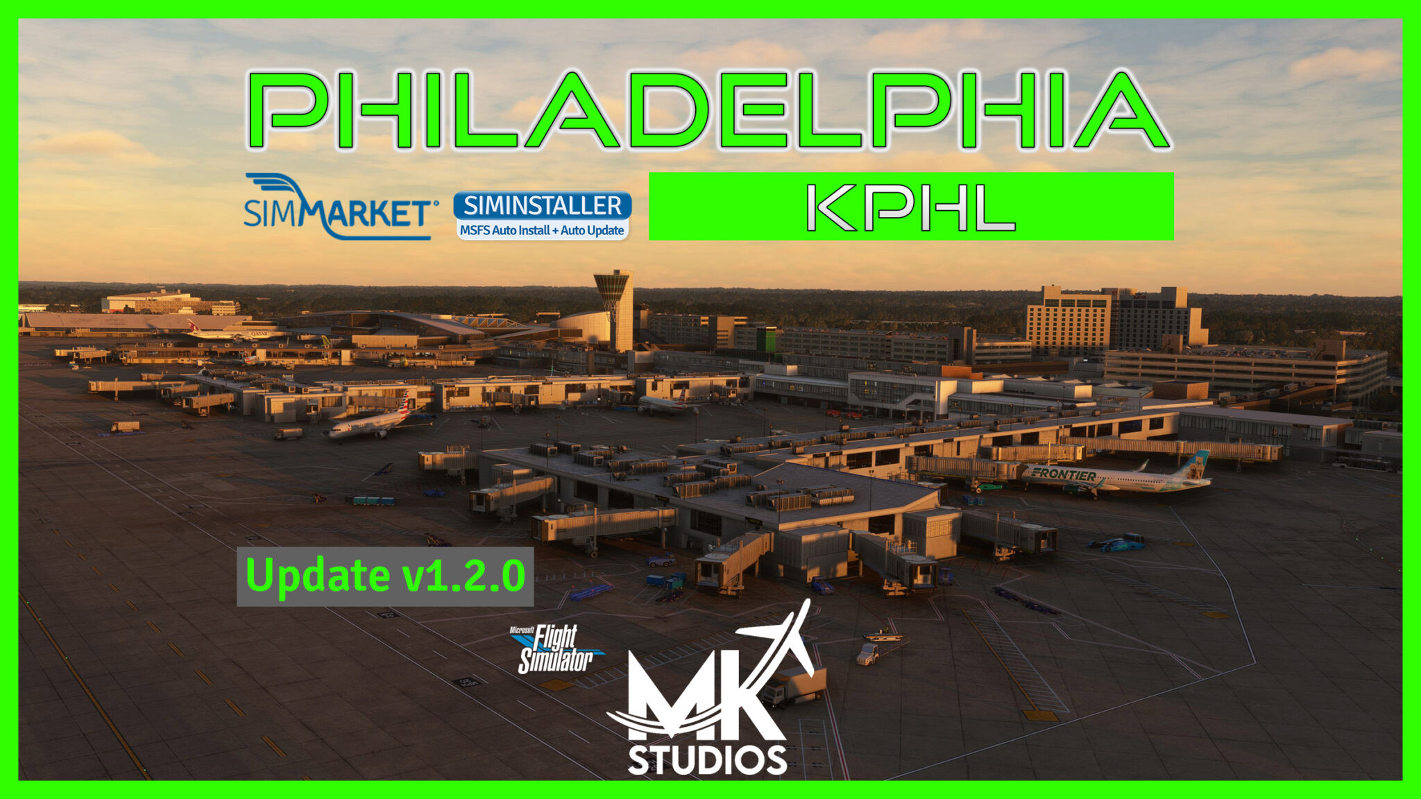 MK Studios – KPHL Philadelphia MSFS Update 1.2.0 – simFlight