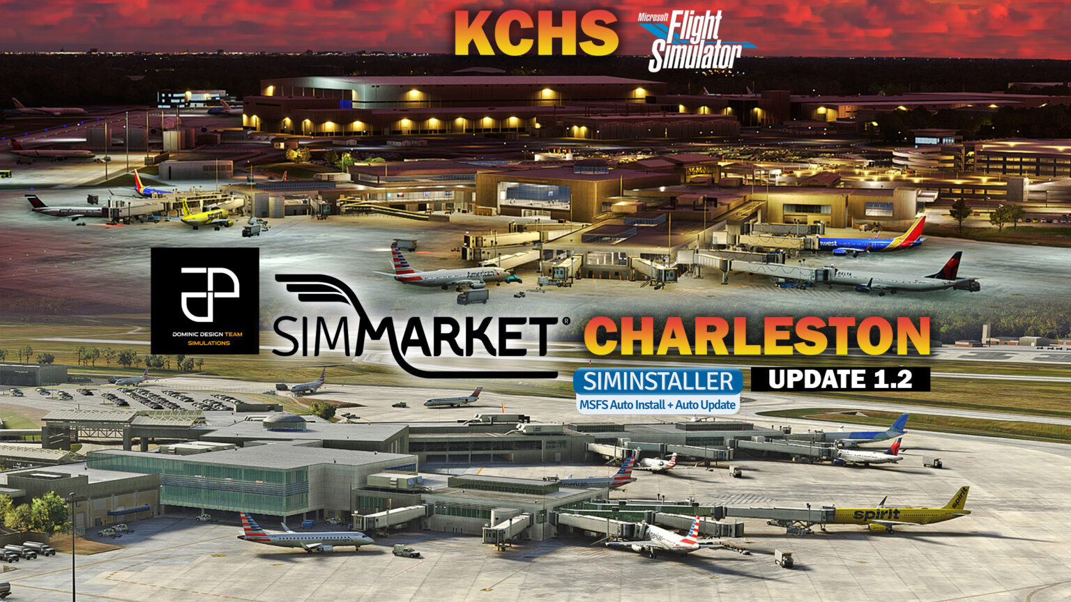 DominicDesignTeam Achieves Breakthrough with KCHS Charleston MSFS Update v1.2 – simFlight