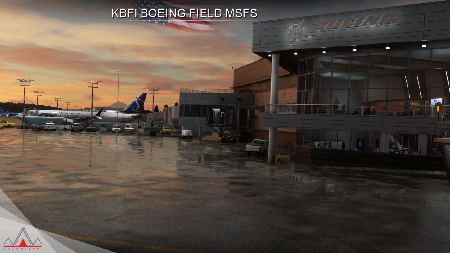 Drzewiecki Design – KBFI Boeing Field MSFS – simFlight
