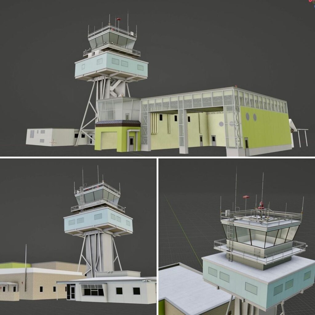 Drzewiecki Design – KBFI Boeing Field MSFS Progress 09 – simFlight