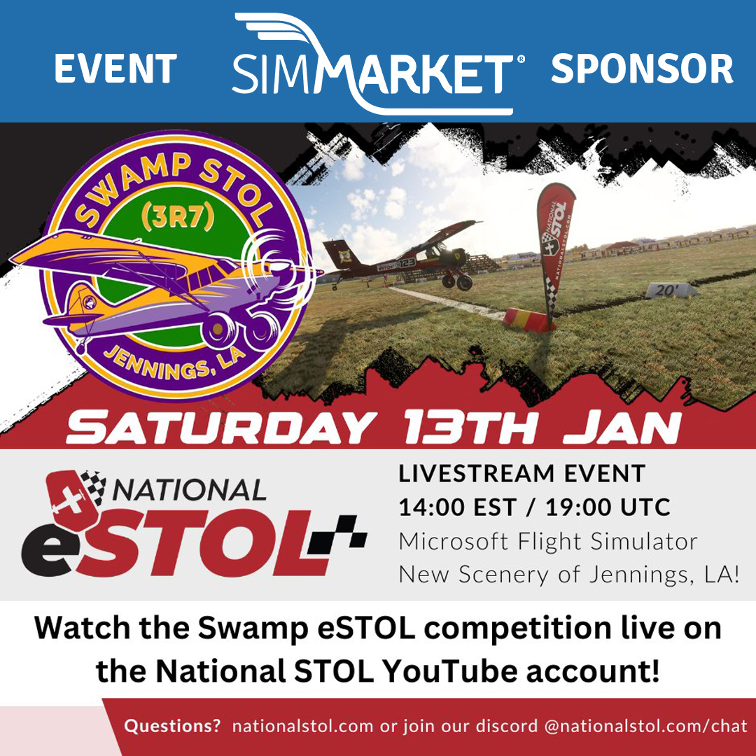 National eSTOL Competition Event on MSFS – SIMMARKET Sponsored – simFlight