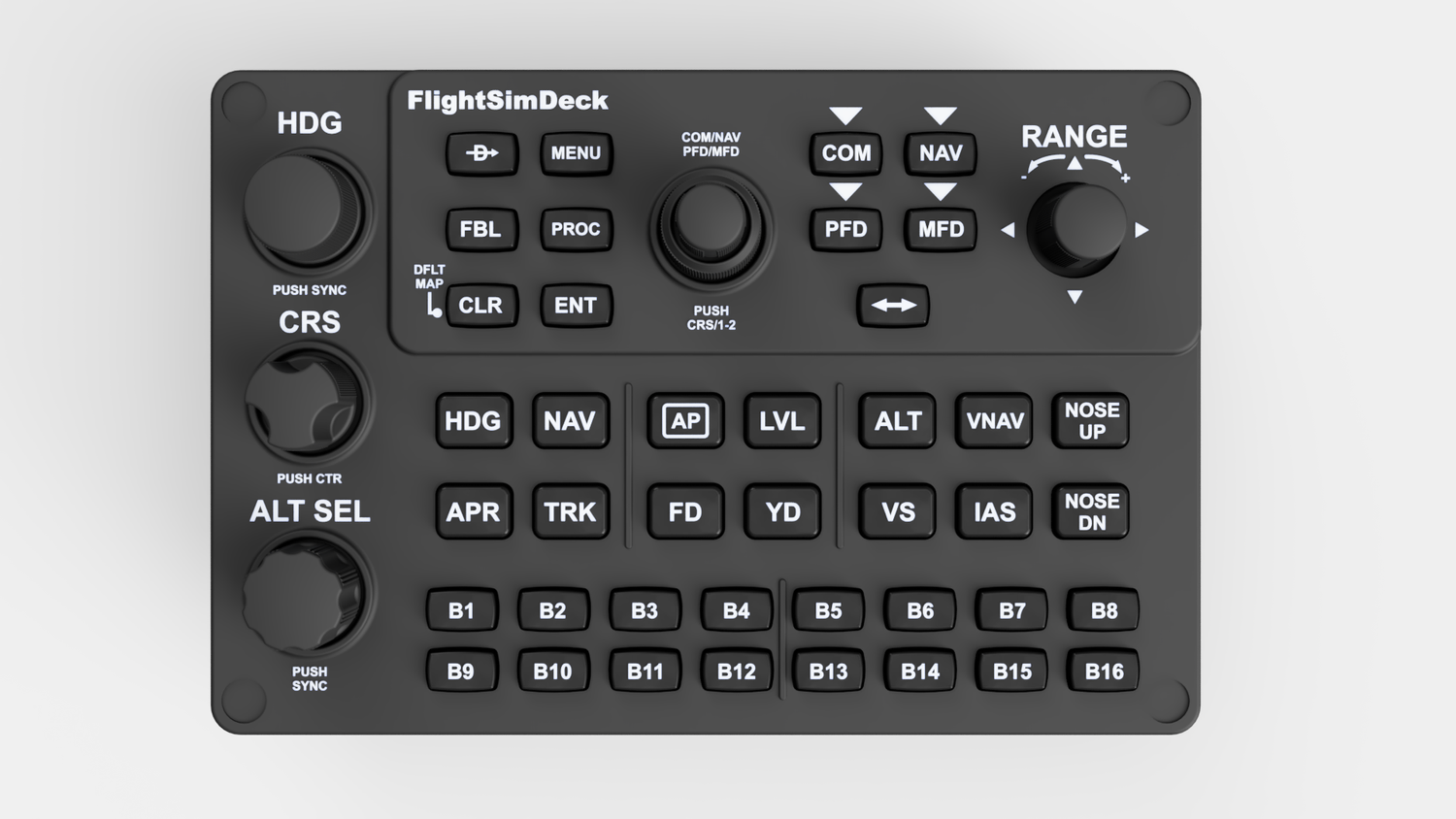 FlightSimDeck – Comprehensive Flight Sim Control Box – simFlight