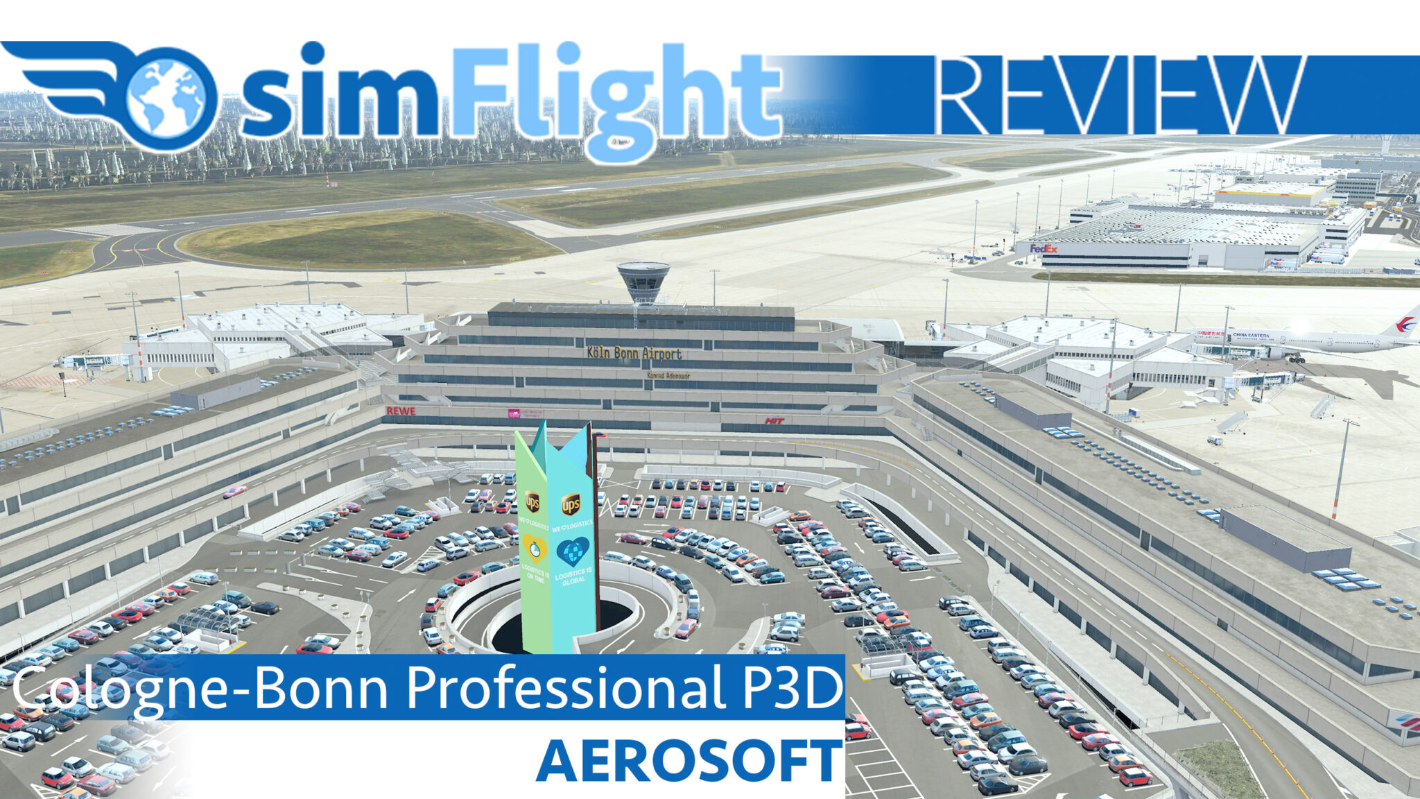 Review : Aerosoft – Cologne-Bonn Professional P3D – simFlight