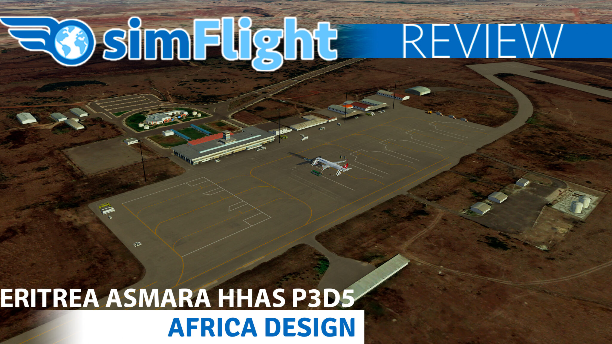 Review : Africa Design – Eritrea Asmara Intl Airport HHAS P3D5 – simFlight