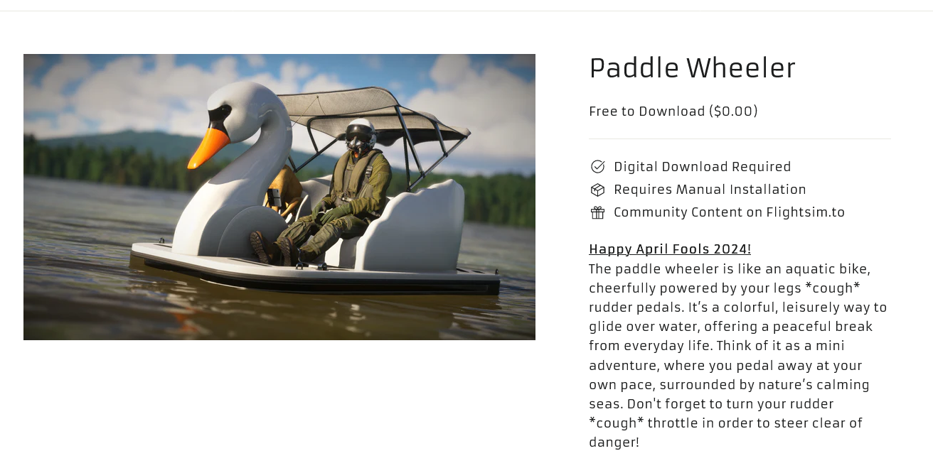 Flightsim Community April Fool’s Aftermath – simFlight